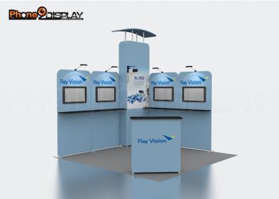 China Advertising Tension Fabric Booth 10x10 Custom Logo Trade Show Display Equipment for sale