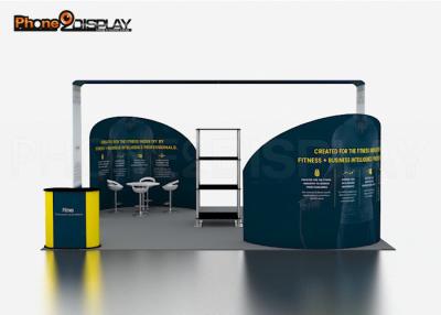 China Tension Fabric Exhibition Booth Stand , 20x20FT Trade Show Display Stands for sale