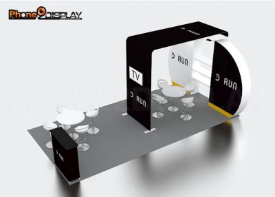 China Advertising Custom Trade Show Booth 10x20FT With Tension Fabric Material for sale