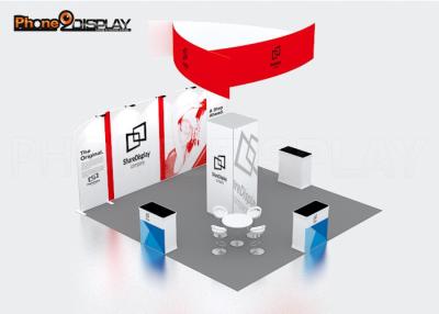 China 6X6 Custom Trade Show Booth Equipment Aluminum Display Stand Design For Expo for sale