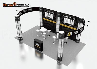 China Custom 10x20 Trade Show Booth / Standard Portable Aluminum Trade Show Stall for sale