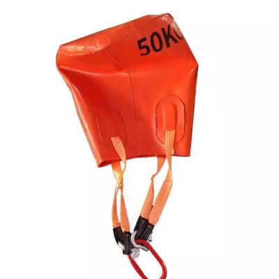 China Boat Air Bags PVC Buoyancy Bags Diving Parachute Shape Underwater Airbag for sale