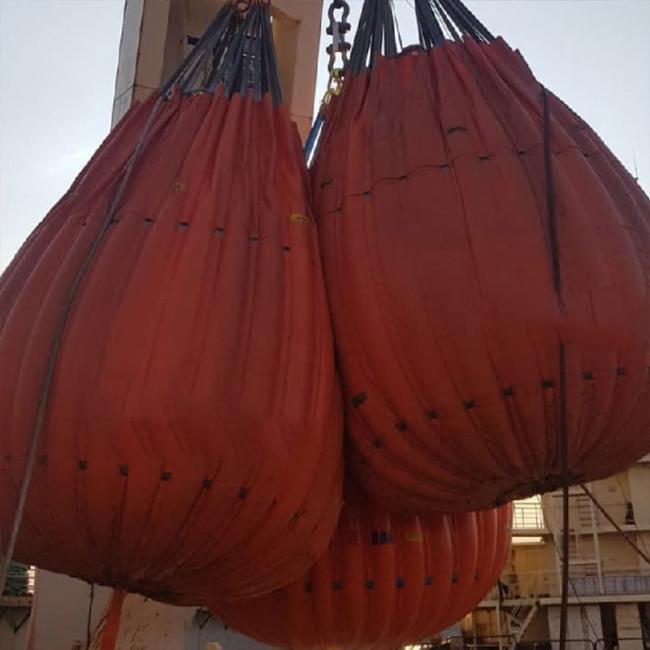 Multiple Water Bags in testing configuration