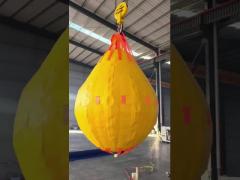 2.8m × H3.0m Parachute Lift Bags Adhesive Free Seam Technology Non Conductive Material