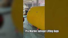 Cylindrical Underwater Air Lifting Bags for Marine Salvage