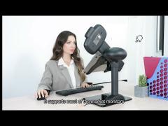 Lifting Electric Rotating Monitor Mount Swivel For Neck Rigidity