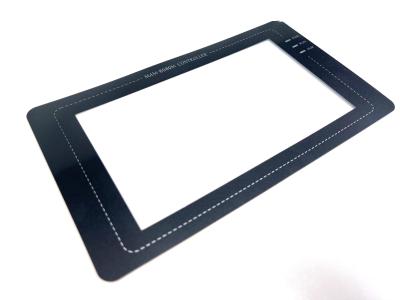 China Custom Design Membran Switch Graphische Überlagerung 3M Filmetiketten mit transparenten Fenster zu verkaufen