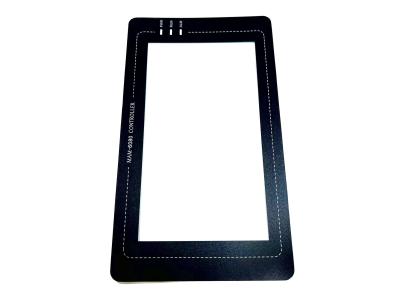 China Custom Design Membran Switch Graphische Überlagerung 3M Filmetiketten mit transparenten Fenster zu verkaufen