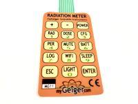 China Matrix 3*5 Rim Embossing Tactile Membrane Switch With High Effective for sale