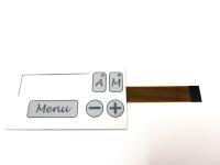 China Small LED Light Membrane Control Panel With Scratch Coating Polycarbonate for sale