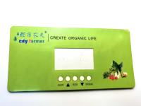 China LED Backlight Screen Printing  Tactile Switch Keypad With Transparent Window Display for sale
