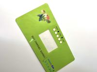China LED Backlight Screen Printing  Tactile Switch Keypad With Transparent Window Display for sale