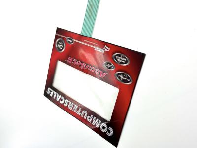 China Manufacturing Membrane Switch LED Membrane Switch with Female Connector and Velvet Texture/Glossy Surface Finish for sale