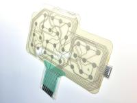 China Waterproof Membrane Switch Graphic Overlay With Screen Printed Circuits for sale