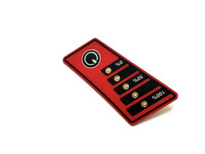 China 0.125mm Polyester LED Small Light Membrane Switch Te koop