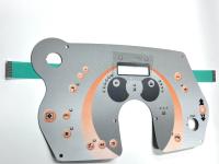 China Polyester Membrane Switch Supplier With Metal Clike Dome Buttons for sale