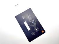 China Polymide Copper Flex Circuit Custom Membrane Switch Panel With LED Sealed And Gradient Printing for sale