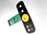 China Customizable OEMsingle Button Membrane Switch Full Automatic With 3M Adhesive for sale