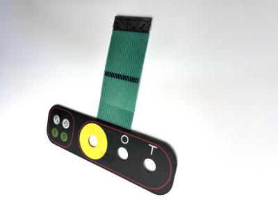 中国 オーダーメイド OEM 単ボタン膜スイッチ 3M 接着剤で完全自動 販売のため