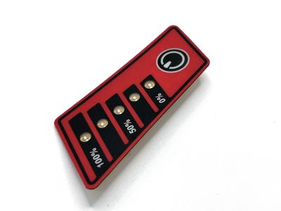 Cina LED Embeded Backlight Matrix FFC Membrane Switch Panels With Errows in vendita