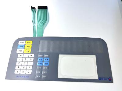 中国 Rim Embossing Keys Laser Membrane Keypad Panel Foil Inkjet Printing 販売のため