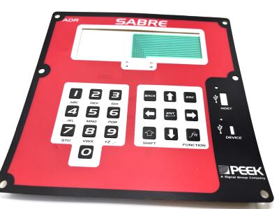 中国 Autotex F150 Polyester Membrane Keypad Customh With 4 Layers And 500 Life Cycles 販売のため