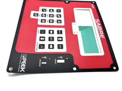 中国 Autotex F150 Polyester Membrane Keypad Customh With 4 Layers And 500 Life Cycles 販売のため