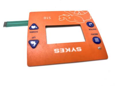 Cina Monochrome Screen Printing Momentary Tactile Switch With Frosted LED Window in vendita