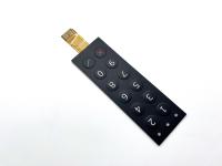 China Customize Design Backlight Led Button Switch RGB With Perimeter Emboss Keys for sale