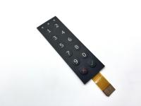China Customize Design Backlight Led Button Switch RGB With Perimeter Emboss Keys for sale
