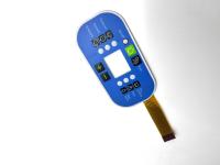 China Gossly Transpent LCD Screen Membrane Panel Switch With Metal Dome for sale