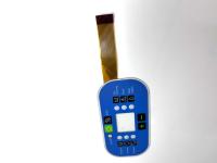 China Gossly Transpent LCD Screen Membrane Panel Switch With Metal Dome for sale