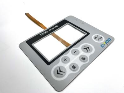 中国 Glossy Finish Polyester Transparent Window Panel Mount Tactile Switch For CNC Machine 販売のため