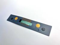 China Glossy Finish Polyester Transparent Window Membrane Type Keyboard For CNC Machine for sale
