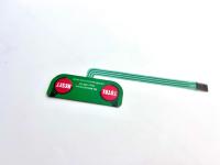 China Customizable Surface Mount Custom Membrane Keypad For Hairfoil Device for sale