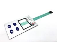 China Customizable Surface Mount Tactile Membrane Switch For Hairfoil Device for sale