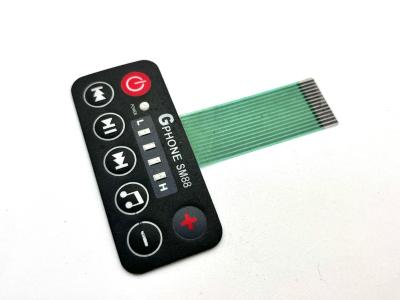 China 1 Million Cycles LED Membrane Switch Wire/Wireless Interface Type with Long Service Life and Durable Design for sale