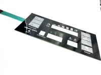 China Screen Printing Membrane Switch And Membrane Touch Control Panel With 2.54MM Pitch for sale