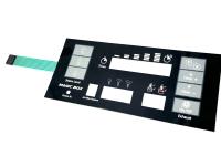 China Screen Printing Membrane Switch And Membrane Touch Control Panel With 2.54MM Pitch for sale