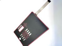 China Back Tinted LCD Window Polyester Membrane Key Switch With Adhesive Layer for sale