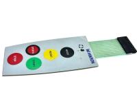 China Small LED Light Custom Membrane Switches With Scratch Coating Polycarbonate for sale