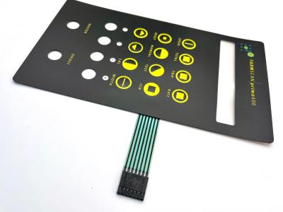 China Pocket Layered Graphic LCD Printing Membrane Keypad Suppliers Foil For Medical Enclosure for sale