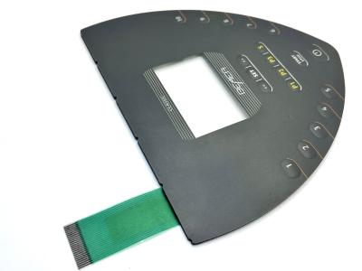China Aanpassen Membrane Keypad Prototype Met Twee Flex Ribbon Kabels Design Te koop