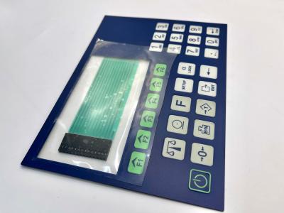 中国 透明窓ディスプレイ付きのスクリーンプリントマトリックス膜キーボード 販売のため