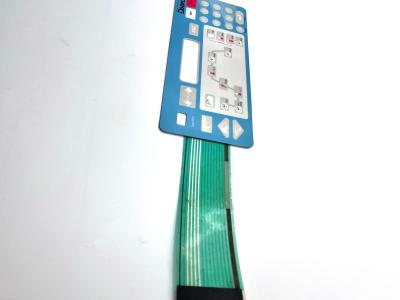 Cina Finitura lucida Poliestere Finestra trasparente Metall Dome Switch per la macchina CNC in vendita