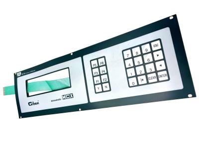 China Pocket Layered Graphic LCD Printing Membrane Button Panel Foil For Medical Enclosure for sale