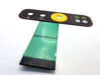 China Customizable Surface Mount Membrane Panel Switches For Hairfoil Device for sale