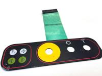 China Customizable Surface Mount Membrane Panel Switches For Hairfoil Device for sale