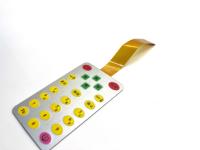 China Thermallyformed Polyester Flexible Membrane Keypad For Test Device for sale