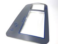 China Printed Polyester Digital Custom Control Panel Matte Self Adhesive Nameplate for sale